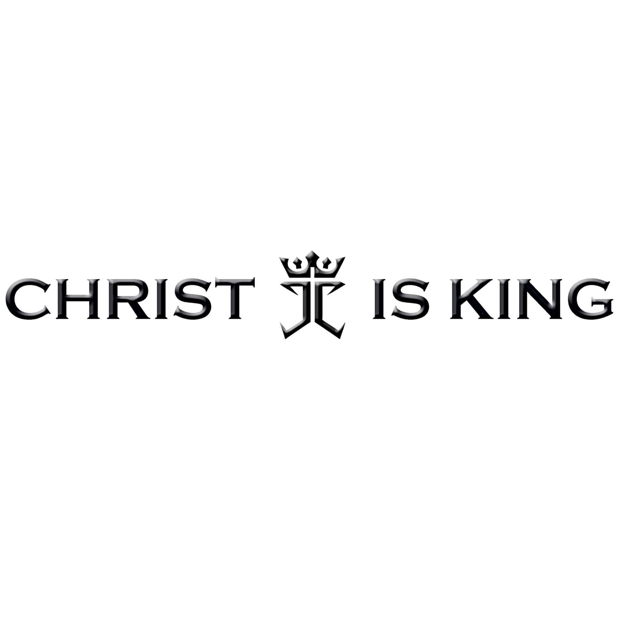 Christ is King featuring the Jesus Christ is King logo Unisex Heavy Bl ...